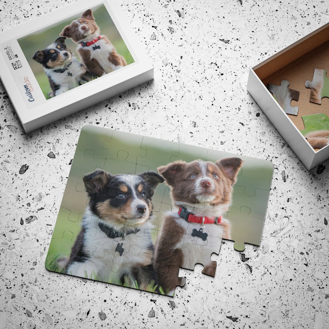 Kids' 30-piece Puppy Puzzle, Easy Kid's Puzzle, Cute Kid's Puzzle - Etsy