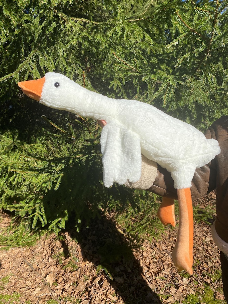 Goose Body Giant Plushie – Soft Duck Cuddle Toy for Bed Couch Gifts - Etsy