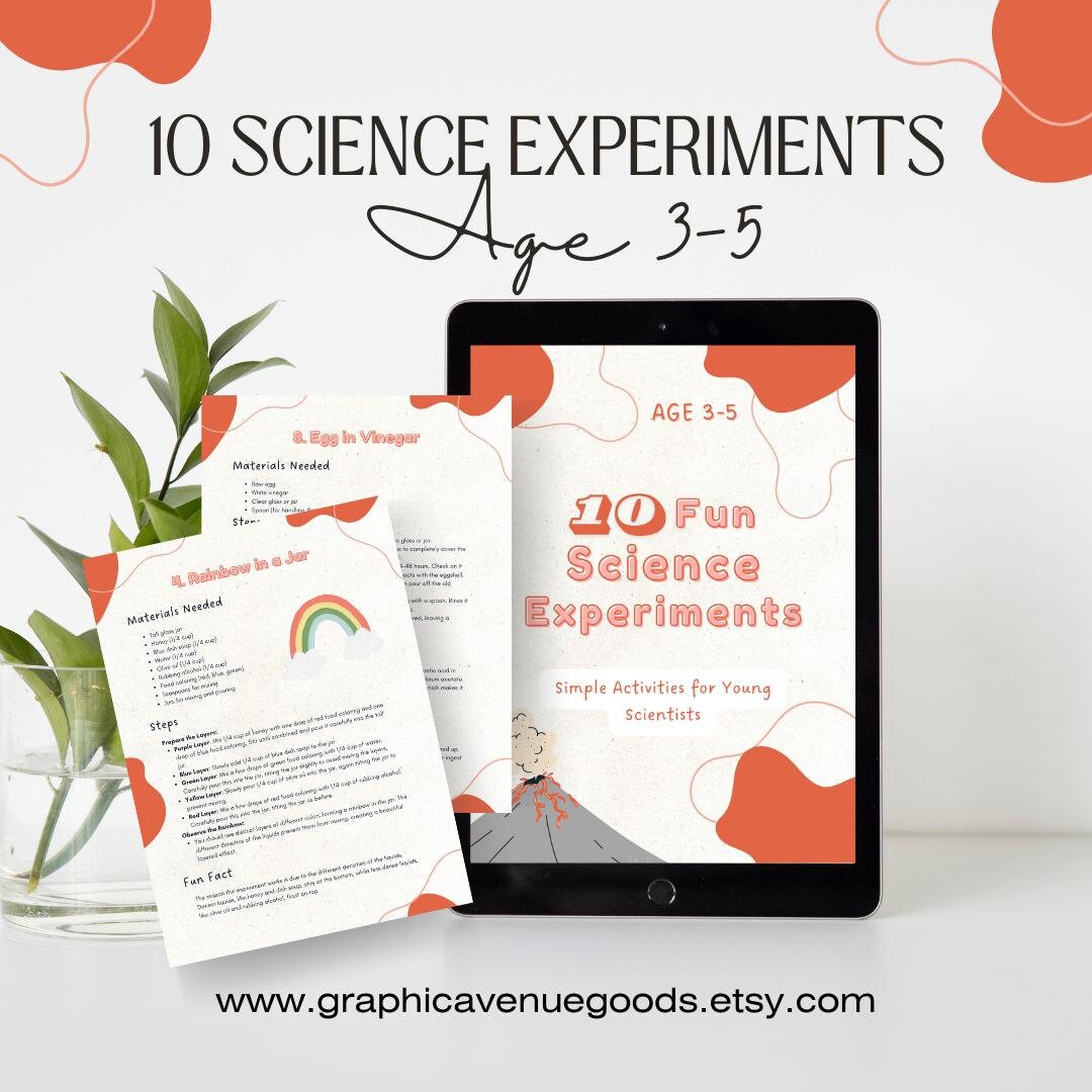 10 Fun Science Experiments for Kids Ages 3-5 - Easy DIY Chemistry ...