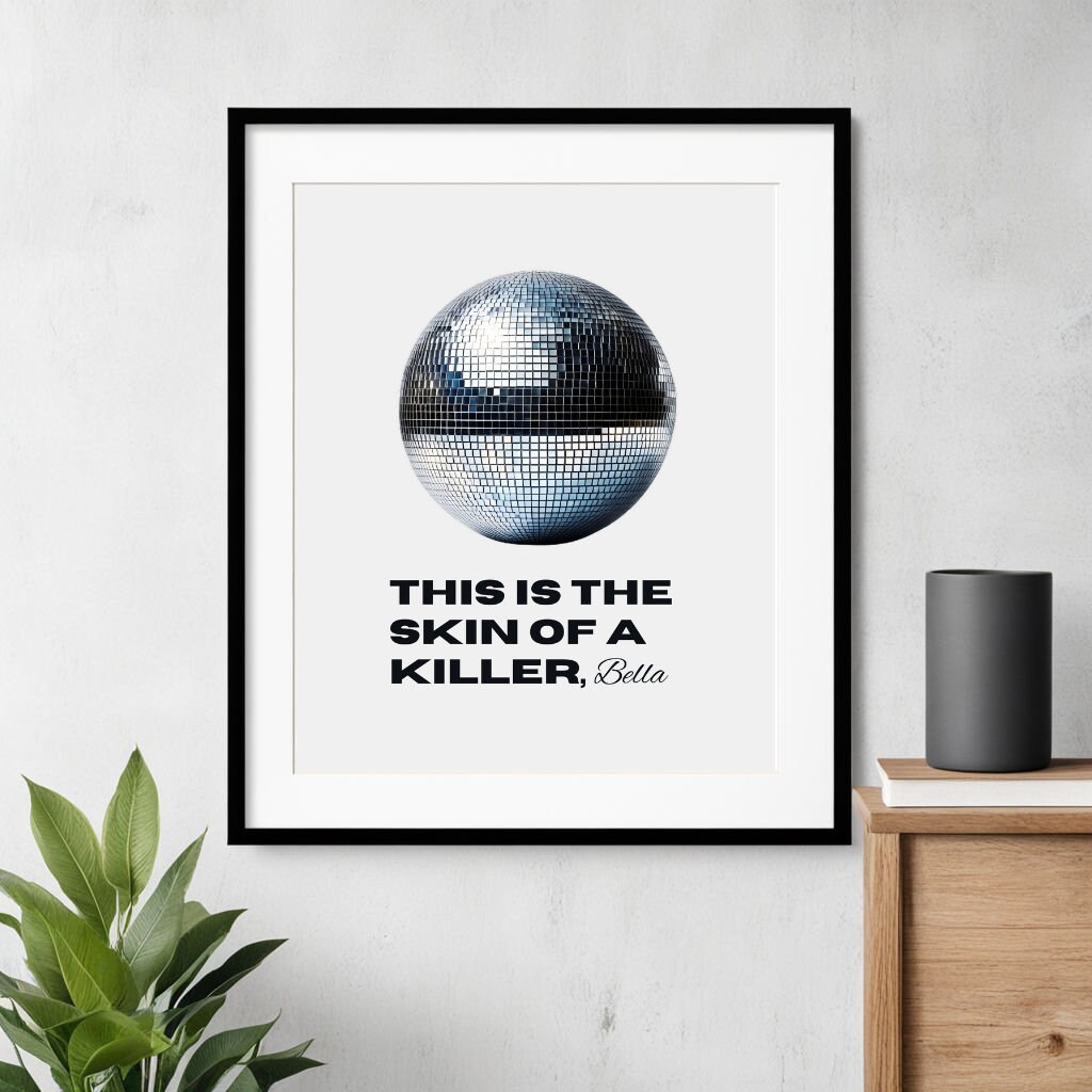 Twilight Movie Quote This is the Skin of a Killer Bella Art Print ...