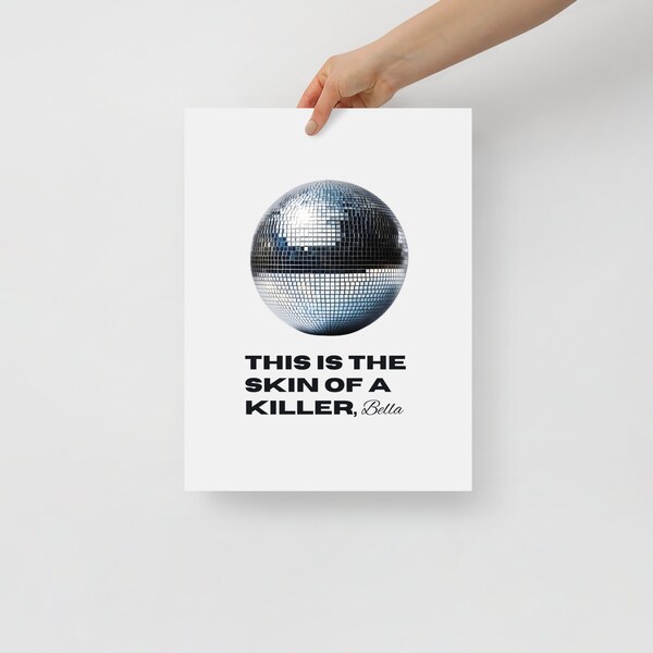 Skin of a Killer Bella Poster - Etsy