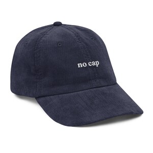 No Cap - Vintage Corduroy Cap - Etsy