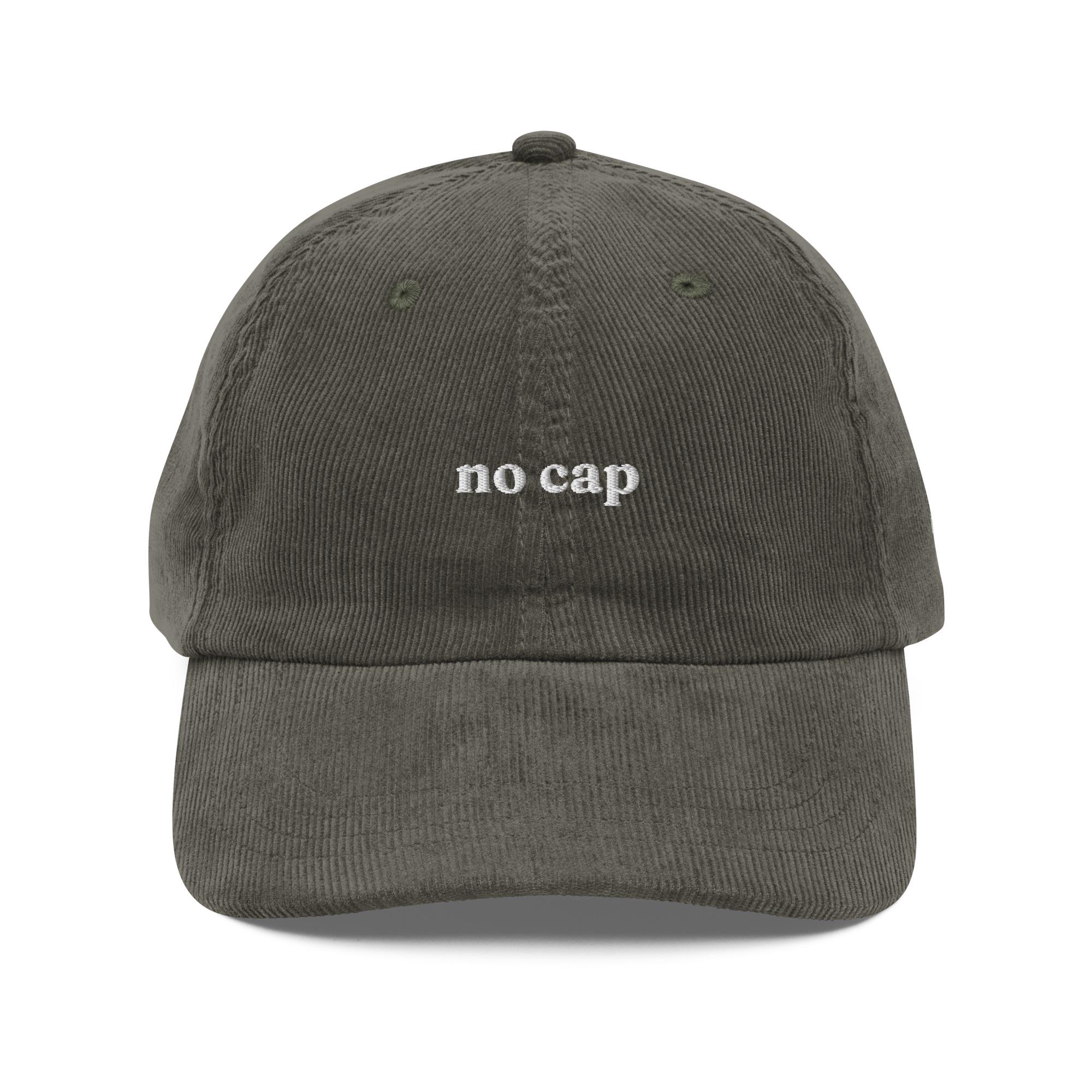No Cap - Vintage Corduroy Cap - Etsy