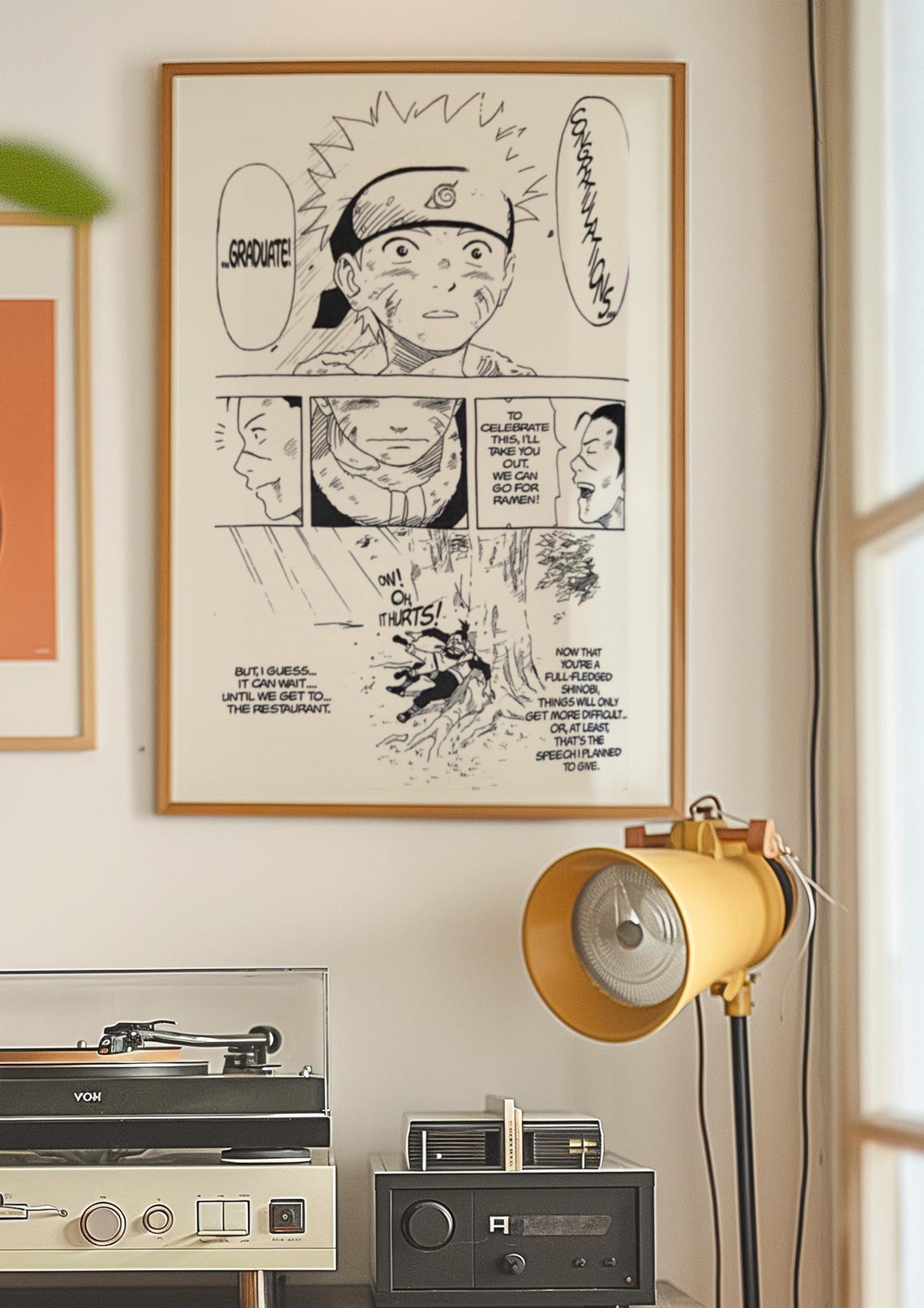 Naruto Graduation Poster, Hidden Leaf Headband, Manga Poster, Wall ...