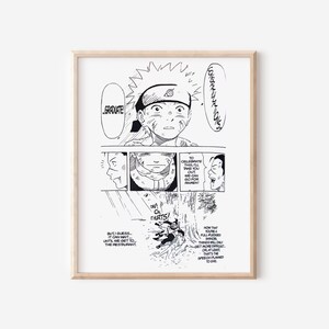 Naruto Graduation Poster, Hidden Leaf Headband, Manga Poster, Wall ...