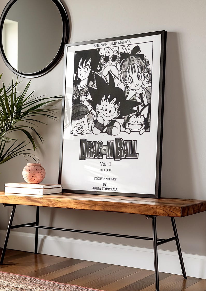 Dragon Ball Original Cast Poster, DIGITAL, Dragon Ball Z, DBZ, Goku ...