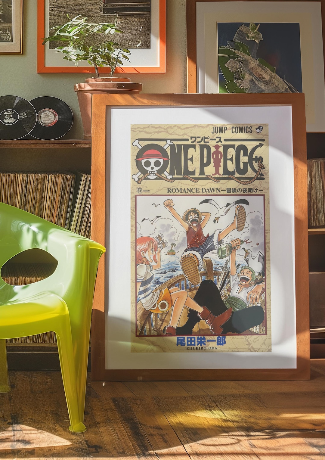 One Piece Japanese Poster, Straw Hats Poster, East Blue Arc, Luffy ...