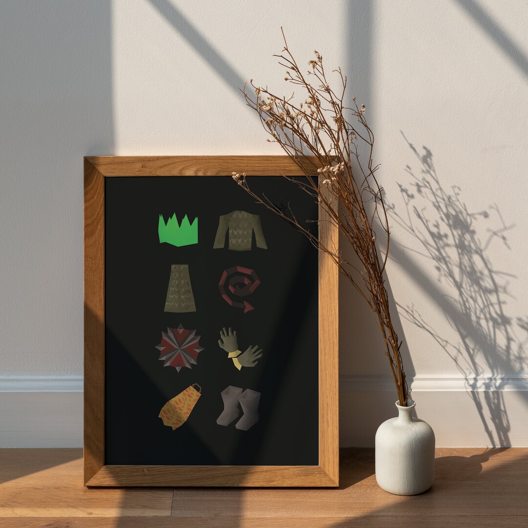 Runescape Durial321 Falador Massacre Oldschool OSRS Art Wall Print ...