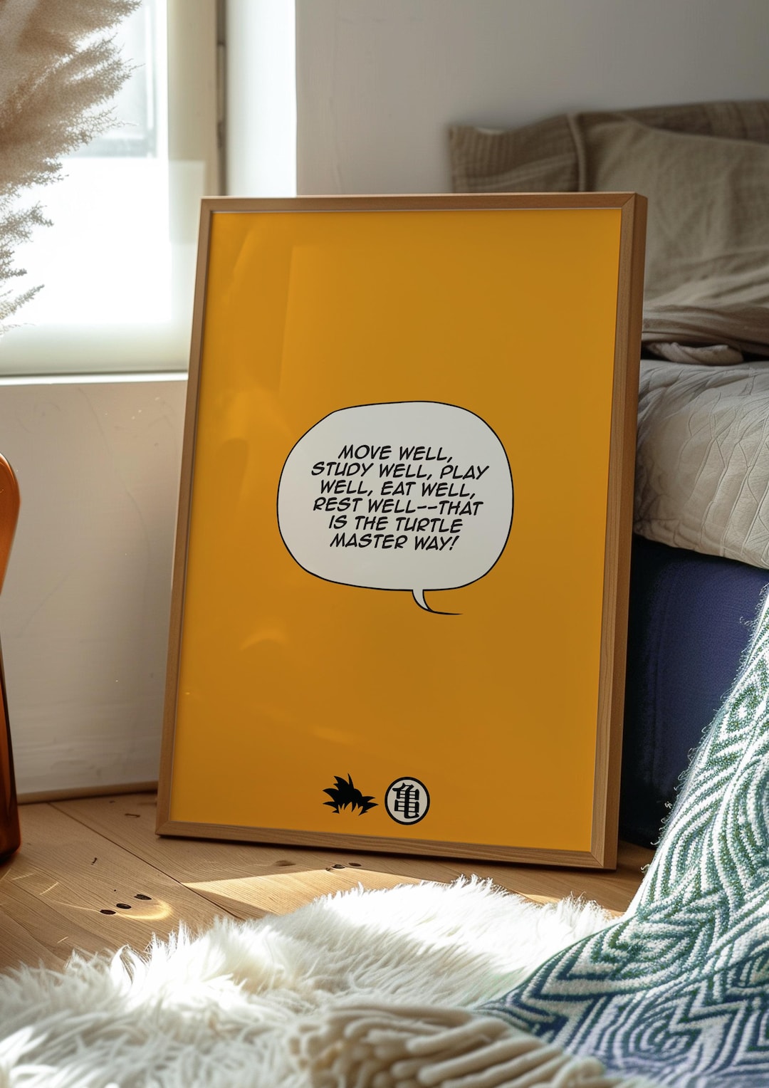 Dragon Ball Motivation Poster DBZ Gym Workout Dragon Ball Z Minimal ...