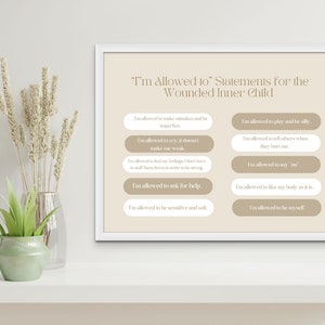 7 Mental Health Quotes Set Therapist Office Decor Art Chic and Warm ...