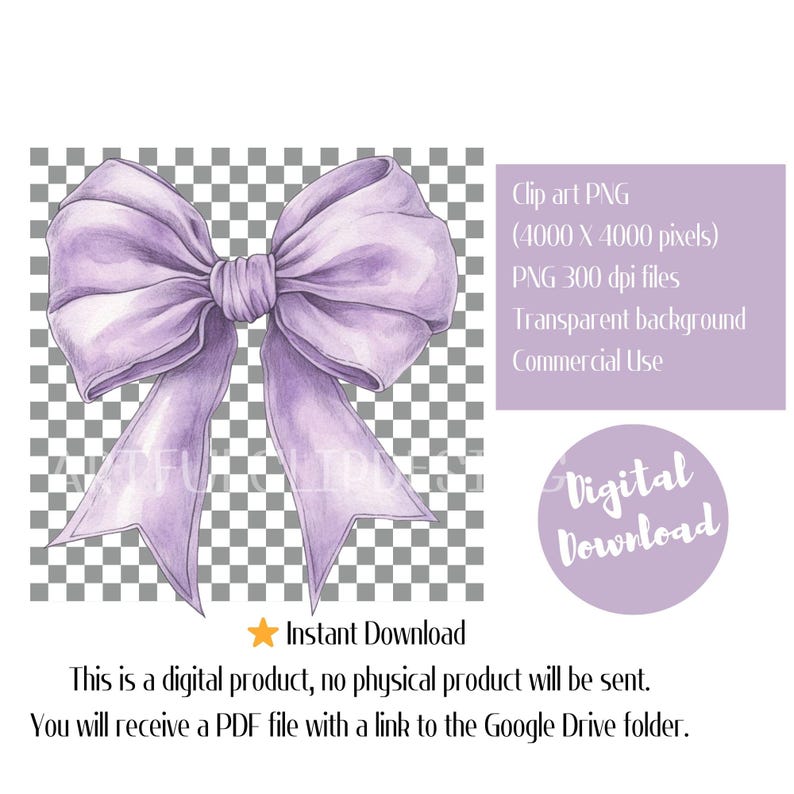 Purple Coquette Bow PNG, Watercolor Purple Bows Clipart, Ribbon Bow ...