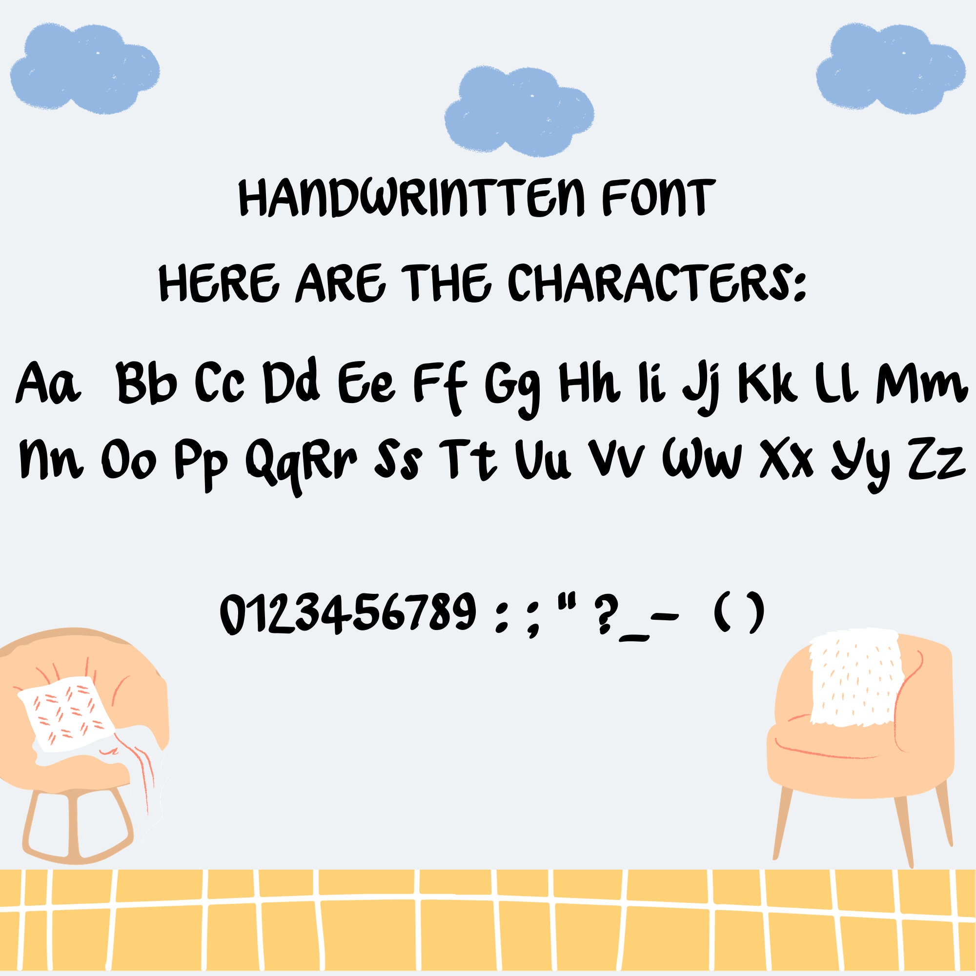 Handwritten Script Font, Font for Study, Font Bundle, Canva Font ...