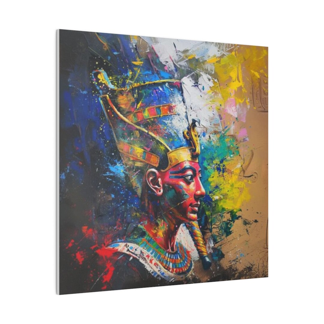 Colorful Splash Style Osiris Wall Art, Exhibition Art, Home Decor Wall ...