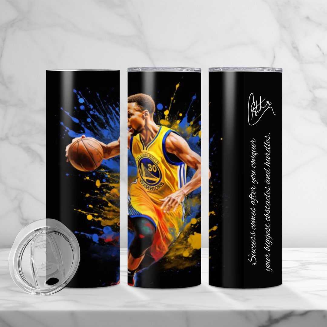 Stephen Curry 20oz Sublimation Tumbler Wrap, Straight Tumbler Wrap PNG ...
