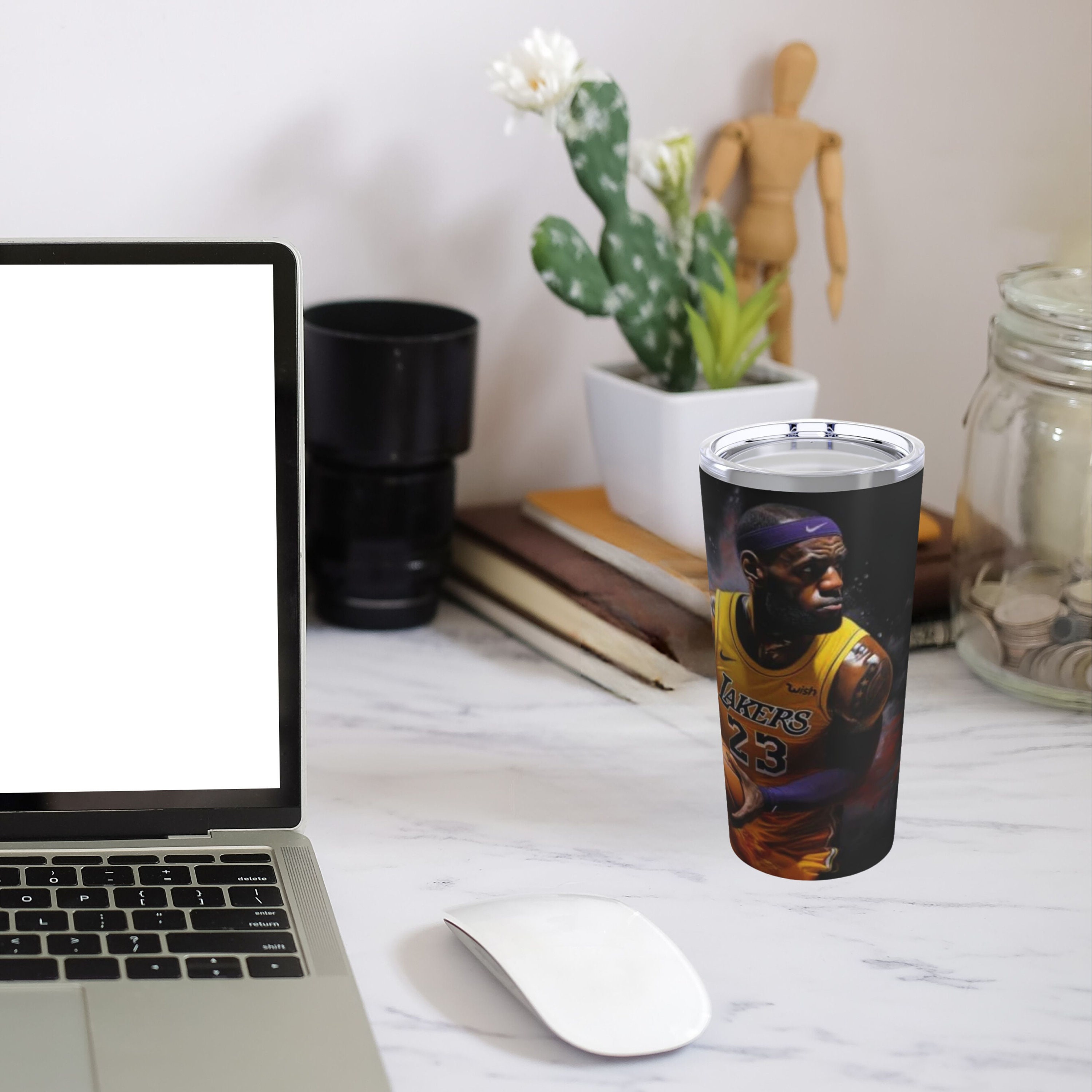 Lebron James 20oz Sublimation Tumbler Wrap, Straight Tumbler Wrap PNG ...
