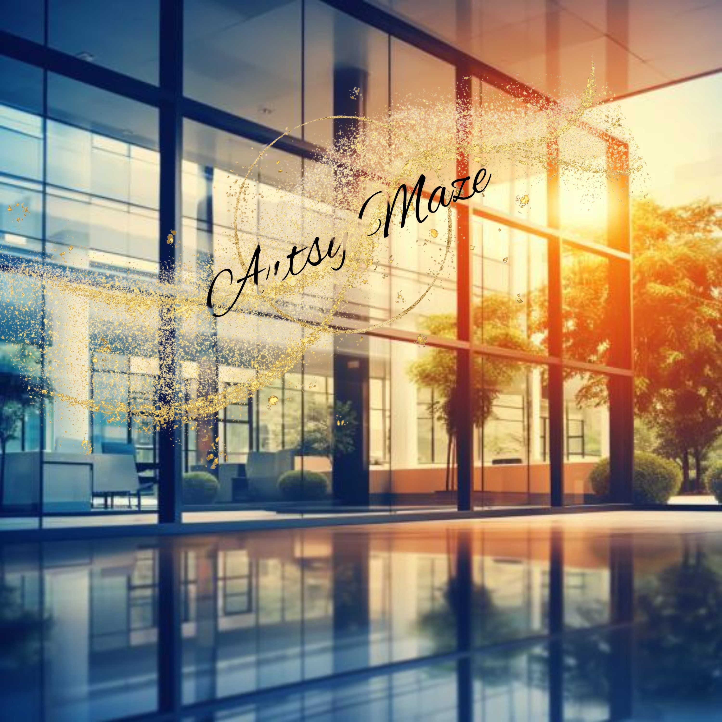 Modern Office Digital Backdrops, Blurred Professional Business Overlays ...