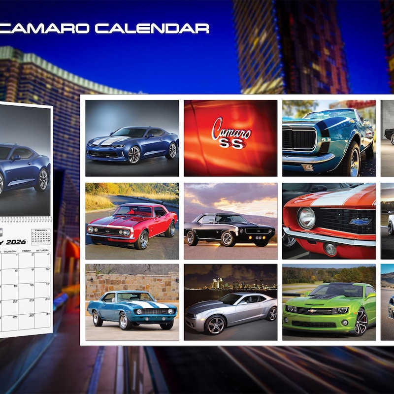 2026 Muscle Car Calendars - Etsy