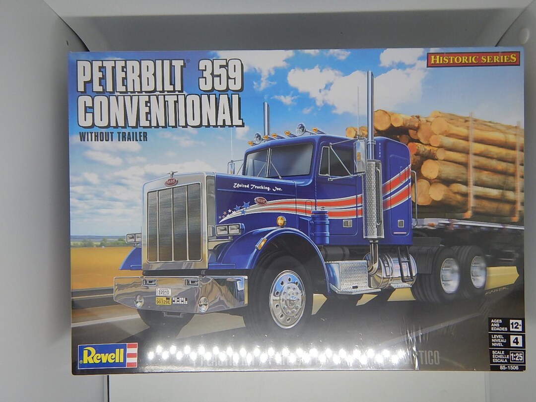 Peterbilt 359 Conventional 1:25 Scale Revell / AMT / MONOGRAM Model Kit ...