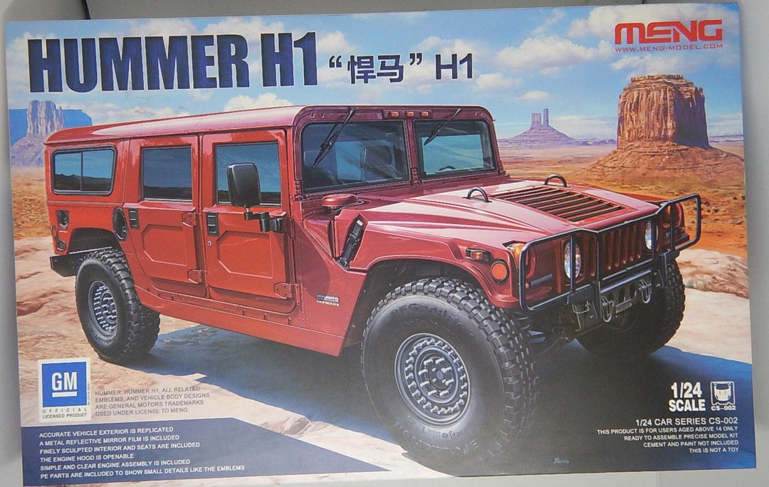 HUMMER H1 1/24 Kit Meng CS 002 Sachets Selles / Sealed Inside RARE - Etsy