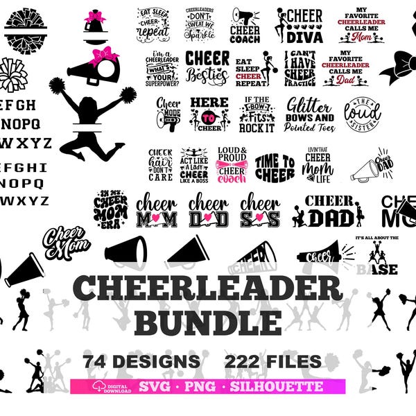 Cheer SVG, Cheerleading Svg, Flyer Svg, Cheer Cut File, Cheerleader Svg ...
