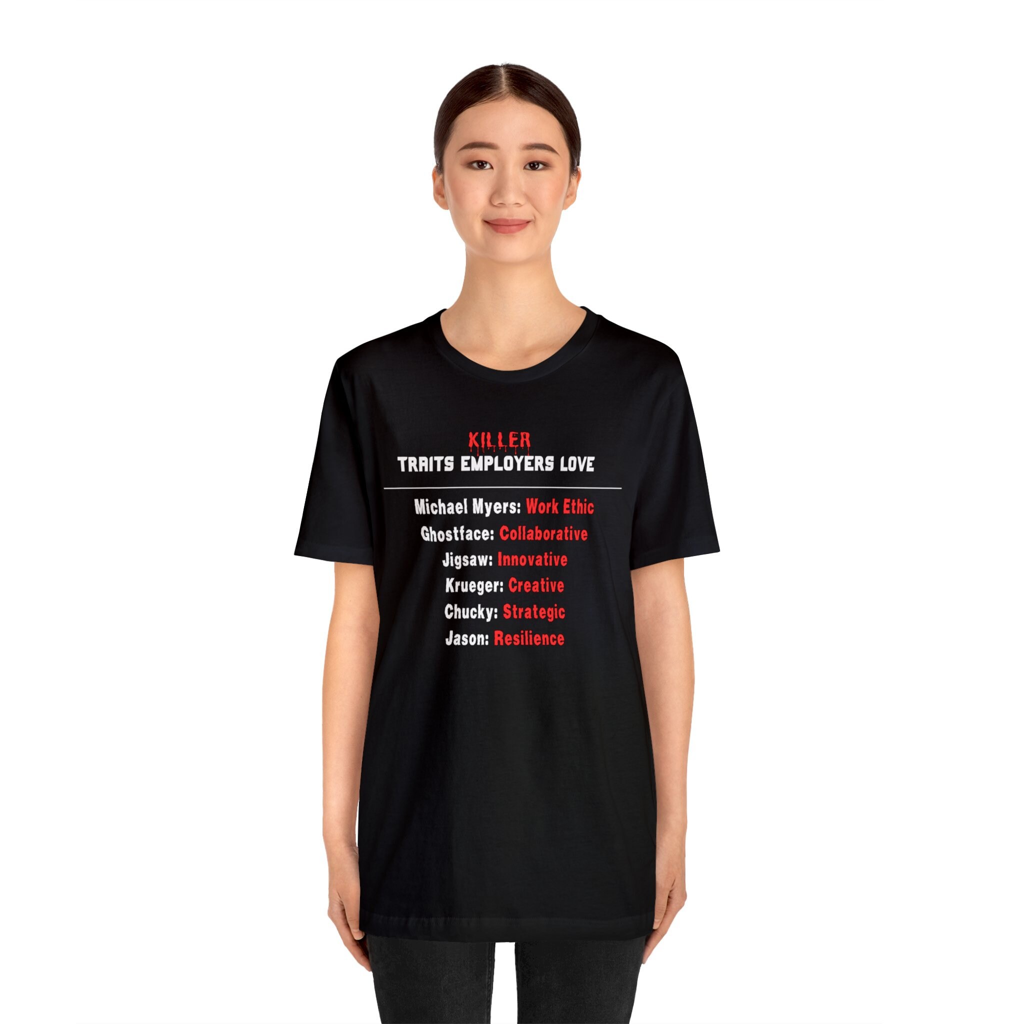 Horror Character Traits: Scary Movies - Etsy
