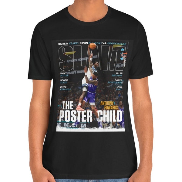 Anthony Edwards Slam Tshirt - Etsy