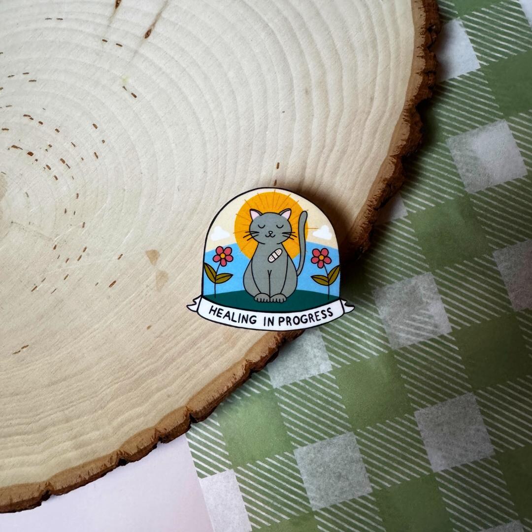 Healing in Progress Sticker | Shadow Work, Therapy, Mental Health, Ptsd ...