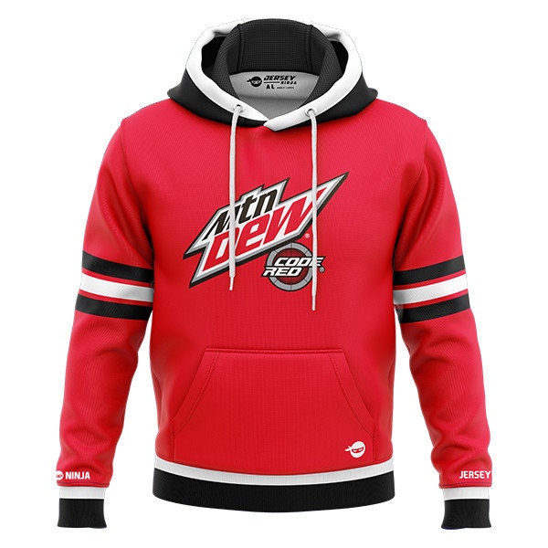 Mountain Dew Code Red Performance Hoodie - Etsy