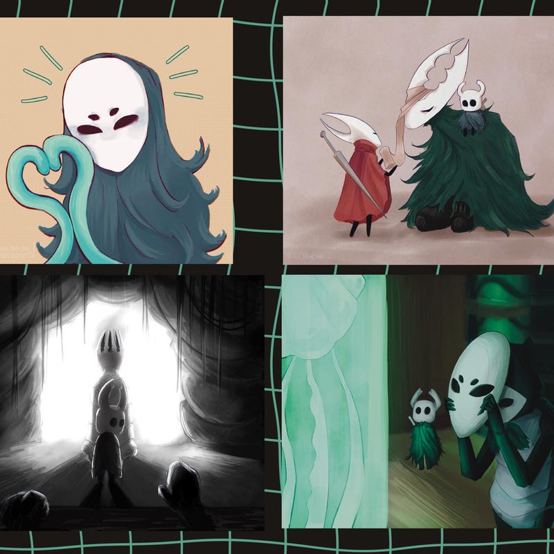 Hollow Knight Knight Fanart - Etsy