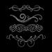 Bling Swirls Rhinestone Iron-on – Fancy Crystal Flourish Appliqué ...