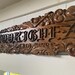 Customizable HAND CARVED Koa Wood, Last Name Door Sign, Hang Over Your ...