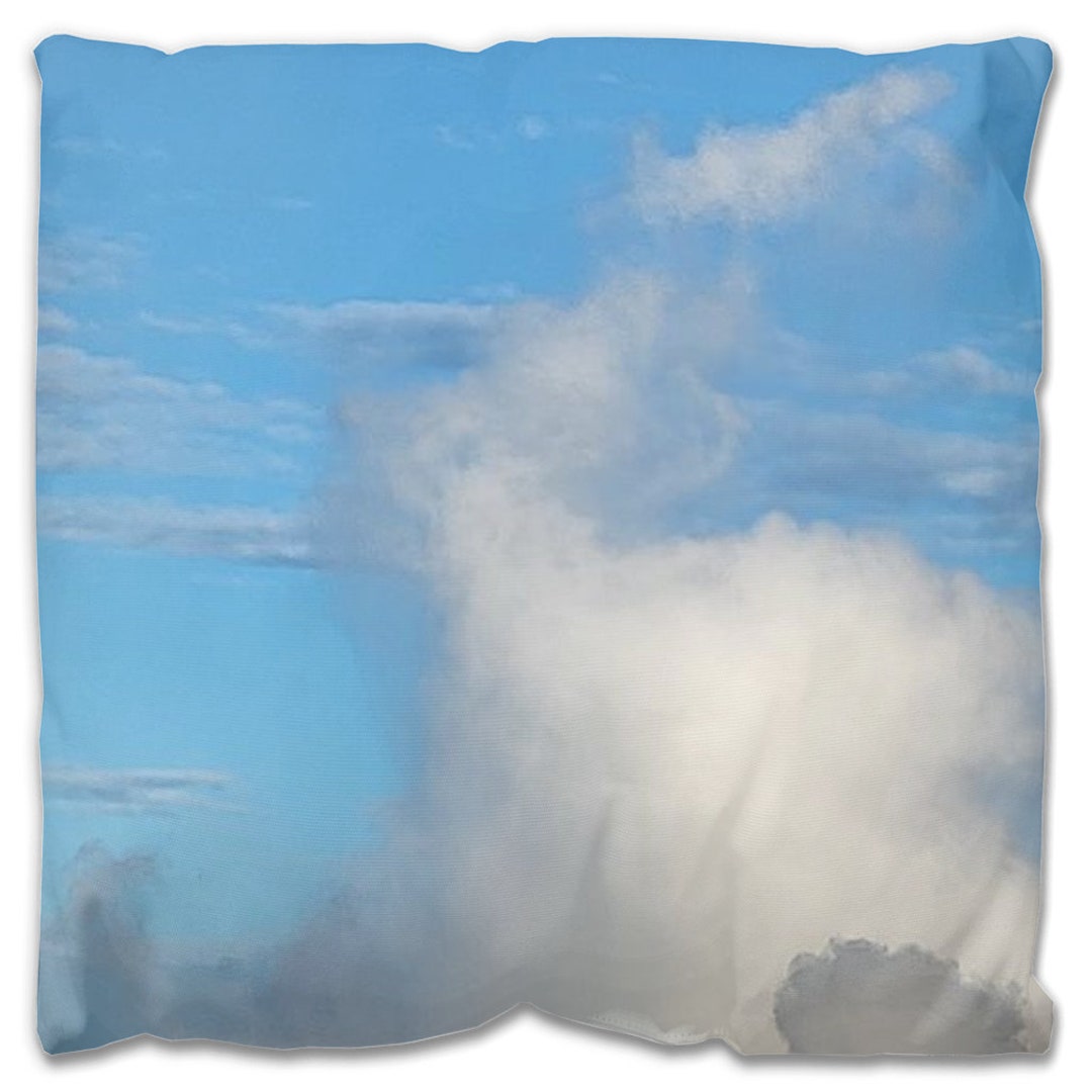 Cloud Outdoor Pillows, Custom Clouds Pillow, Think Light Like a Cloud ...