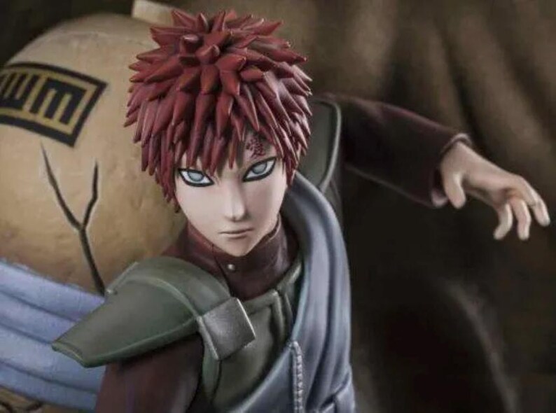 Gaara STL File | Naruto 3D Print Model With Sand Shield Spirit ...