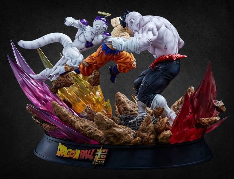 Goku & Frieza Vs Jiren STL | Dragon Ball Super Diorama | Tournament of ...