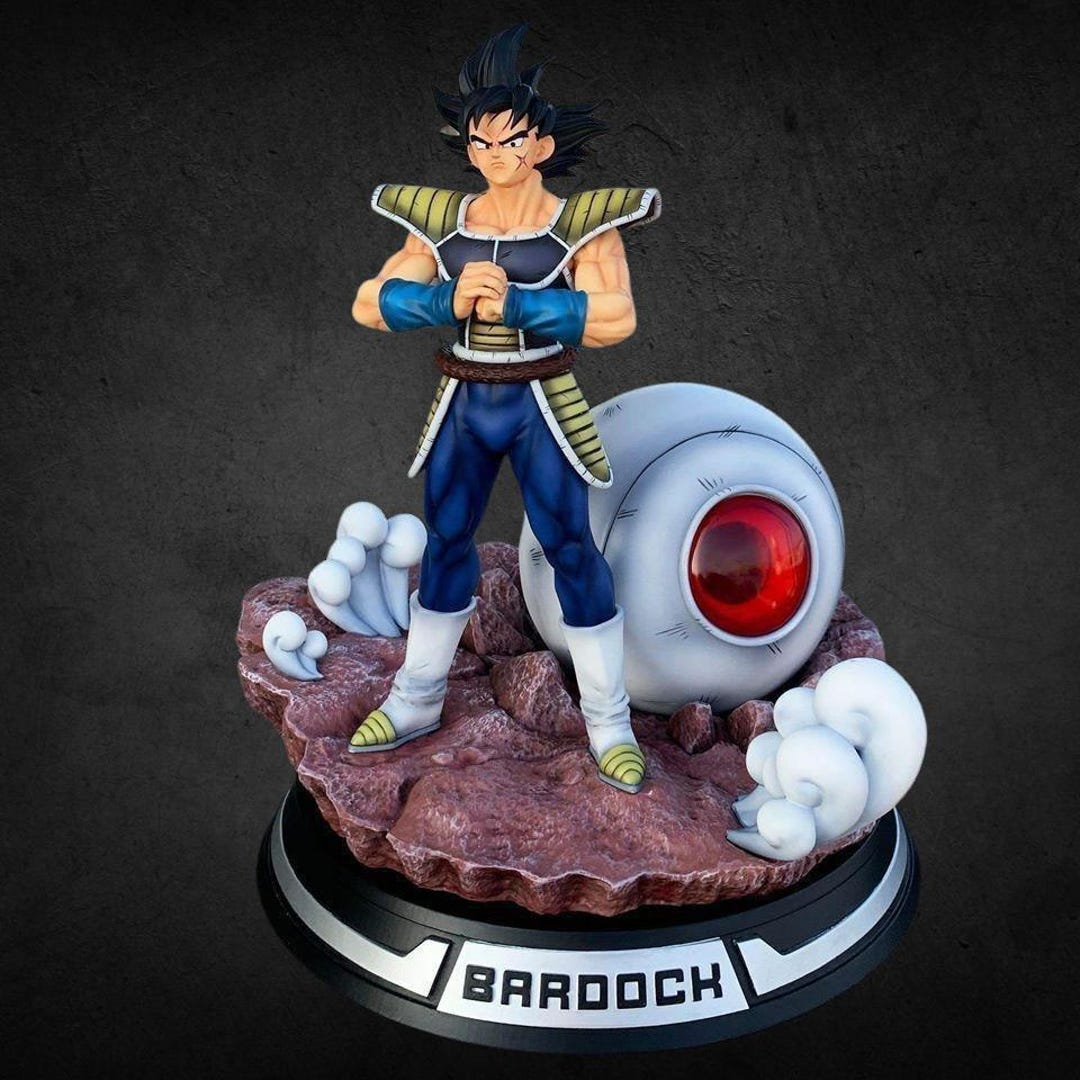 Bardock STL Figure | Dragon Ball Z 3D Print Model | Saiyan Warrior Fan ...