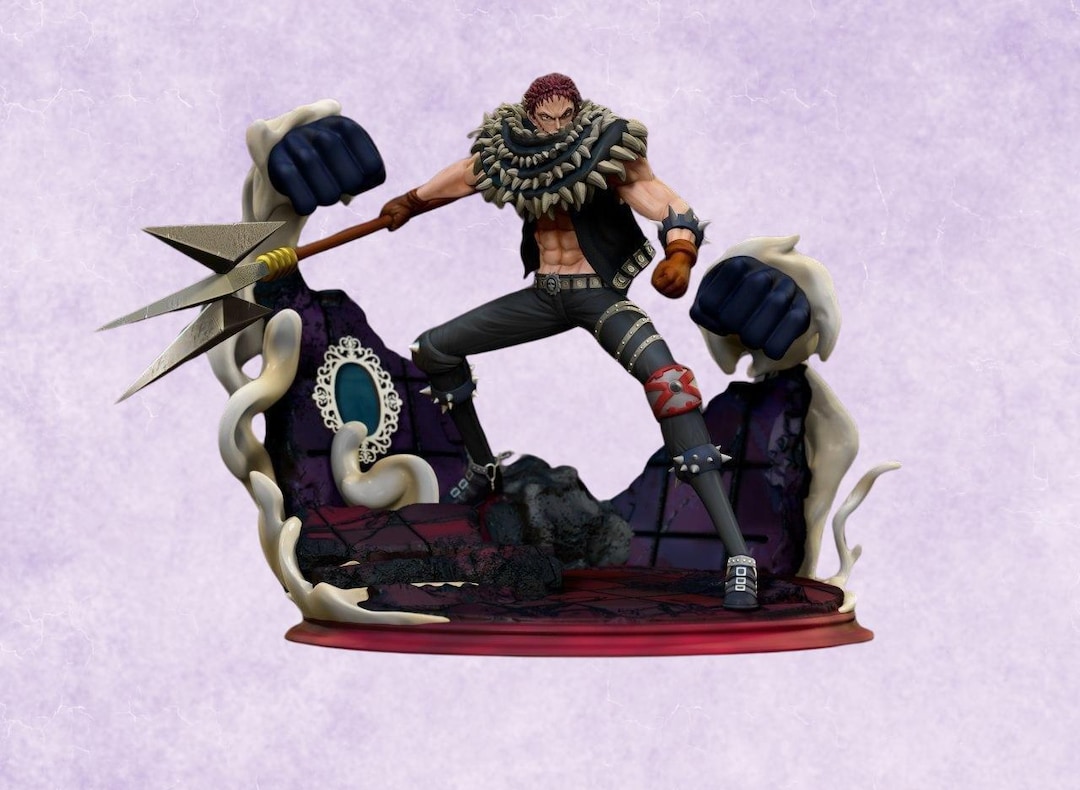 Katakuri STL 3D Model | One Piece Mochi-mochi Devil Fruit Figure ...