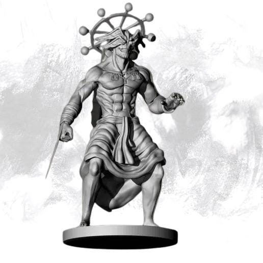 Mahoraga STL 3D Model | Jujutsu Kaisen Divine Beast Figure | Shikigami ...