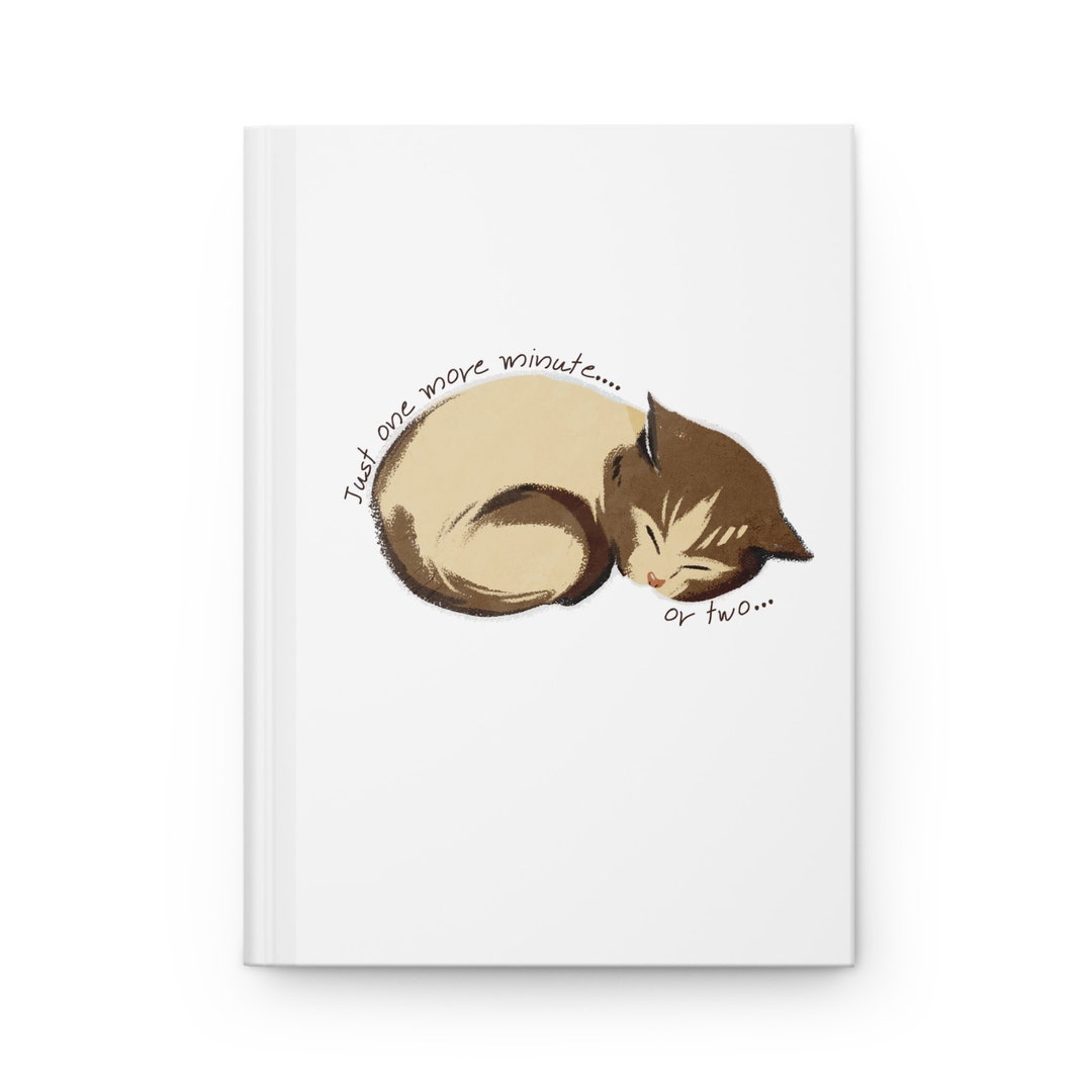 Napping Kitty Hardcover Journal - Etsy