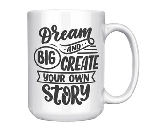 Dream Big and Create Your Own Story Canvas - Etsy