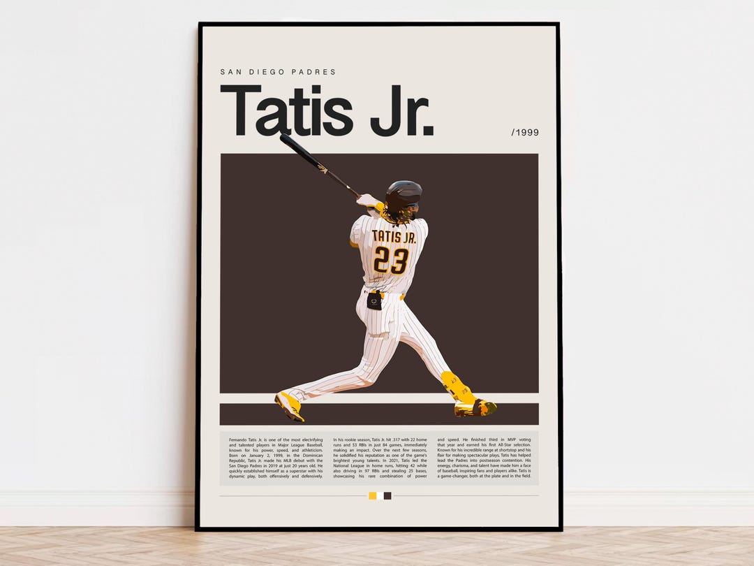 Fernando Tatís Jr. Poster, San Diego Padres, Baseball Prints, Sports ...