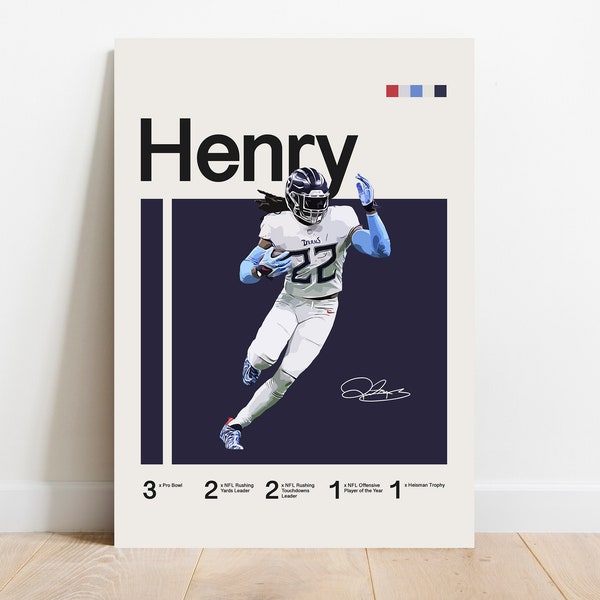 Derrick Henry Poster - Etsy