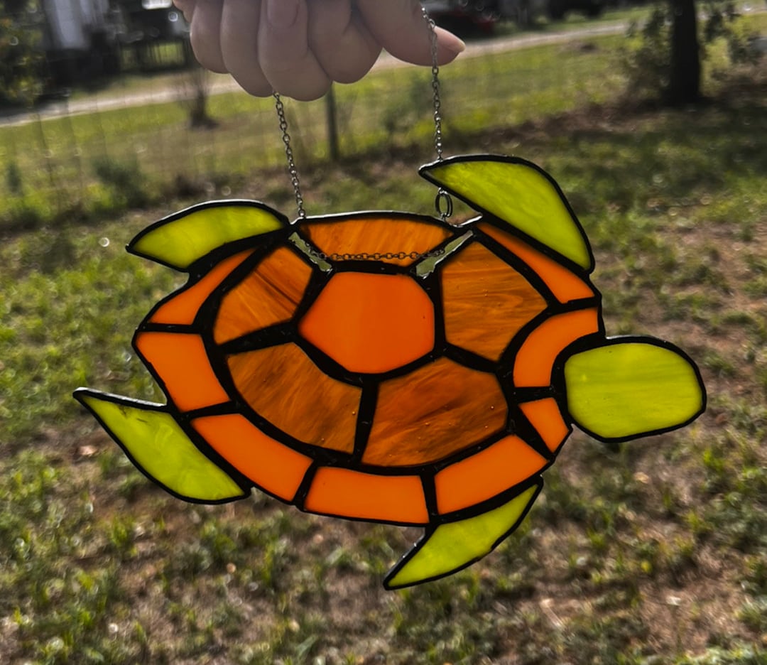 Sea Turtle Suncatcher - Etsy