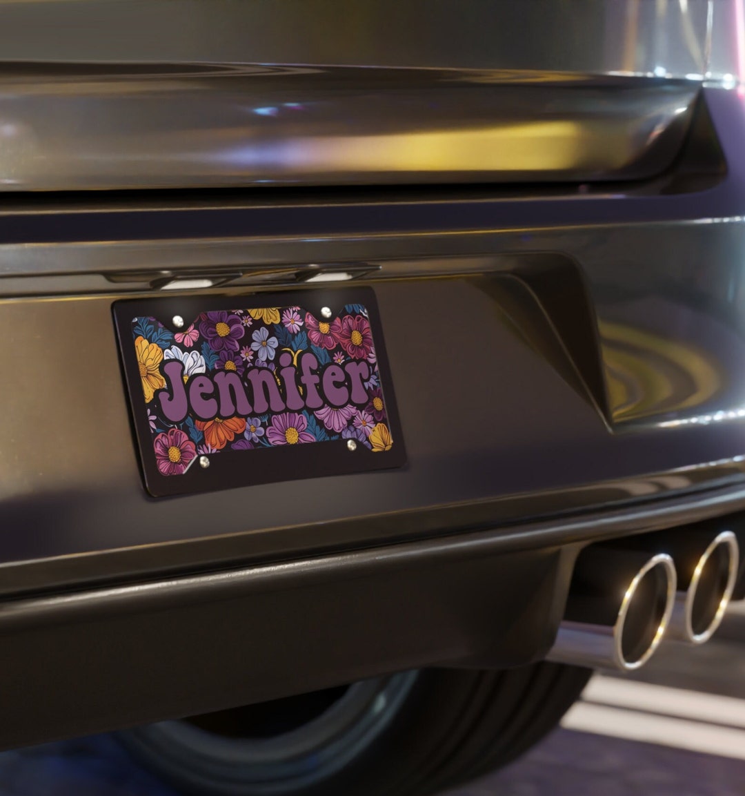 Personalized Car Vanity License Plate, Custom Name License Plate, Retro ...