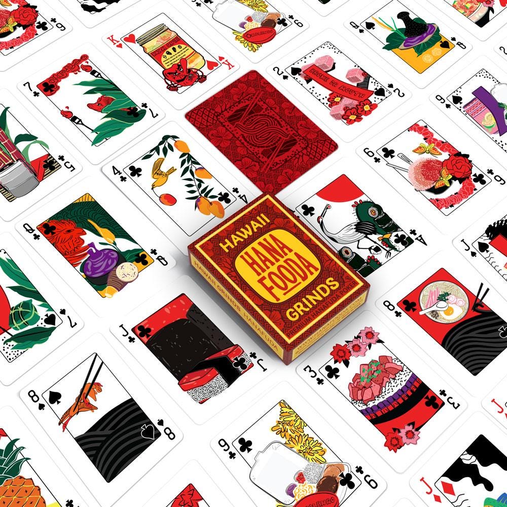 Hawaii Grinds Hanafuda Cards, Sakura-style, Cultural Keepsake Deck ...