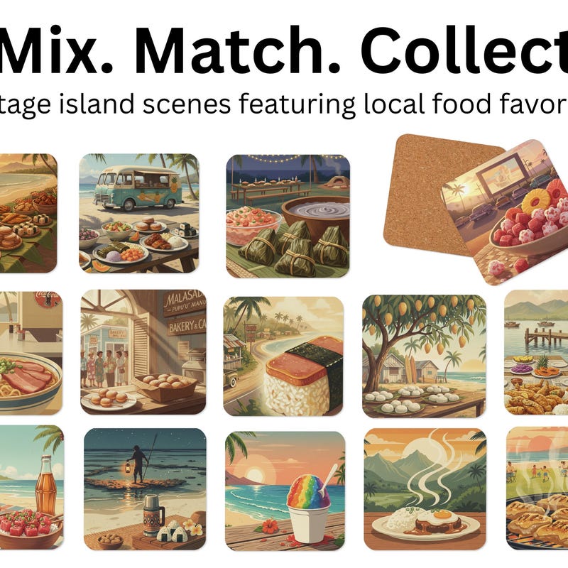 Aloha Coasters - Etsy