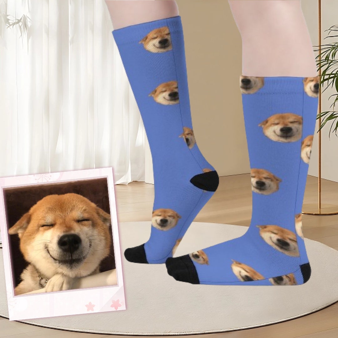 Customized Dog Socks,personalized Socks With Picture,cute Socks,socks ...