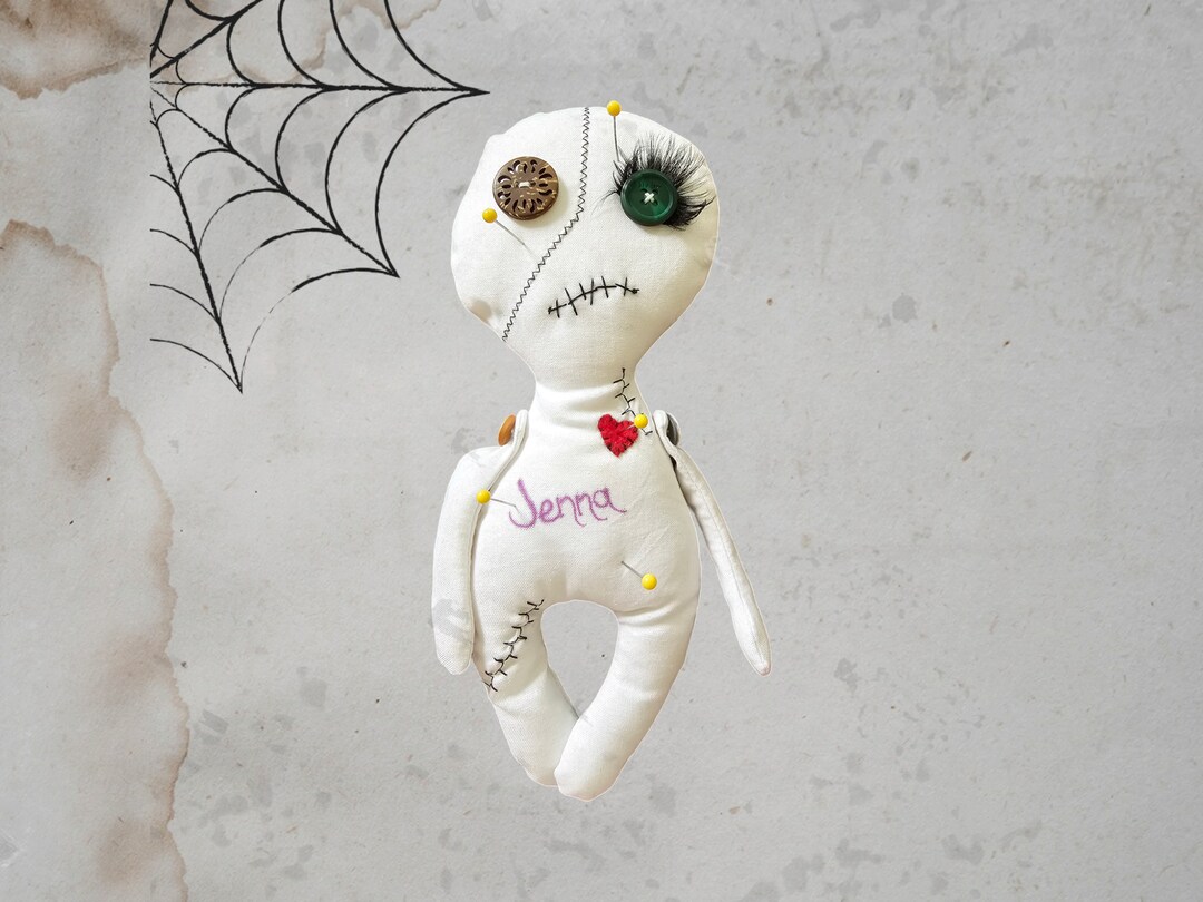 Voodoo, Hex, Ugly Doll. Voodoo Doll With Pins. Witch Poppet. Creepy ...