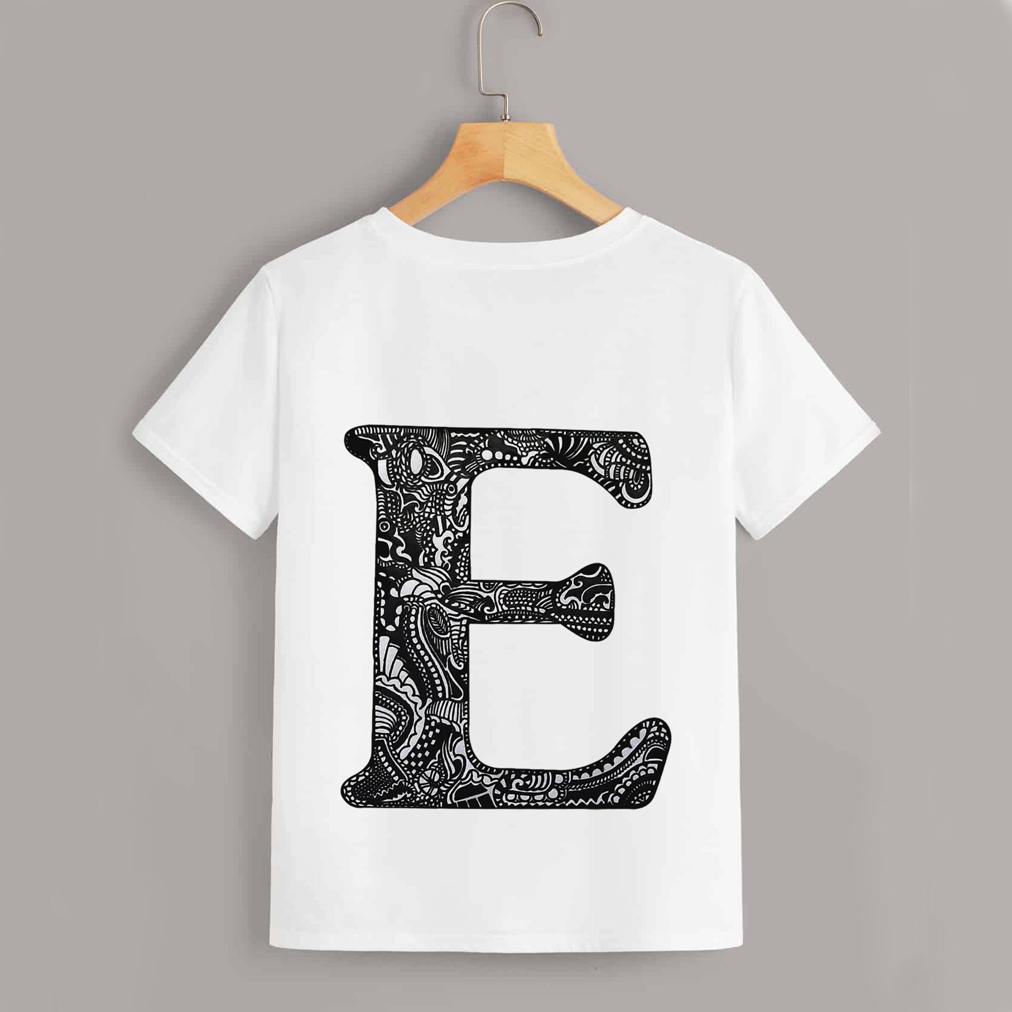 Hand Drawn Letter E for Design Element - Etsy