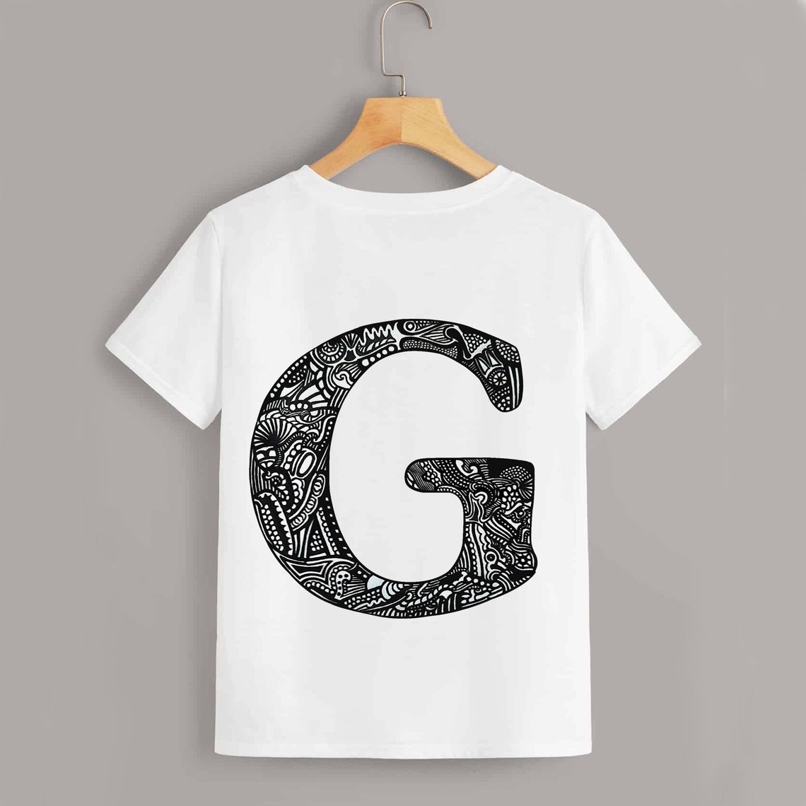 Hand Drawn Letter G for Design Element - Etsy