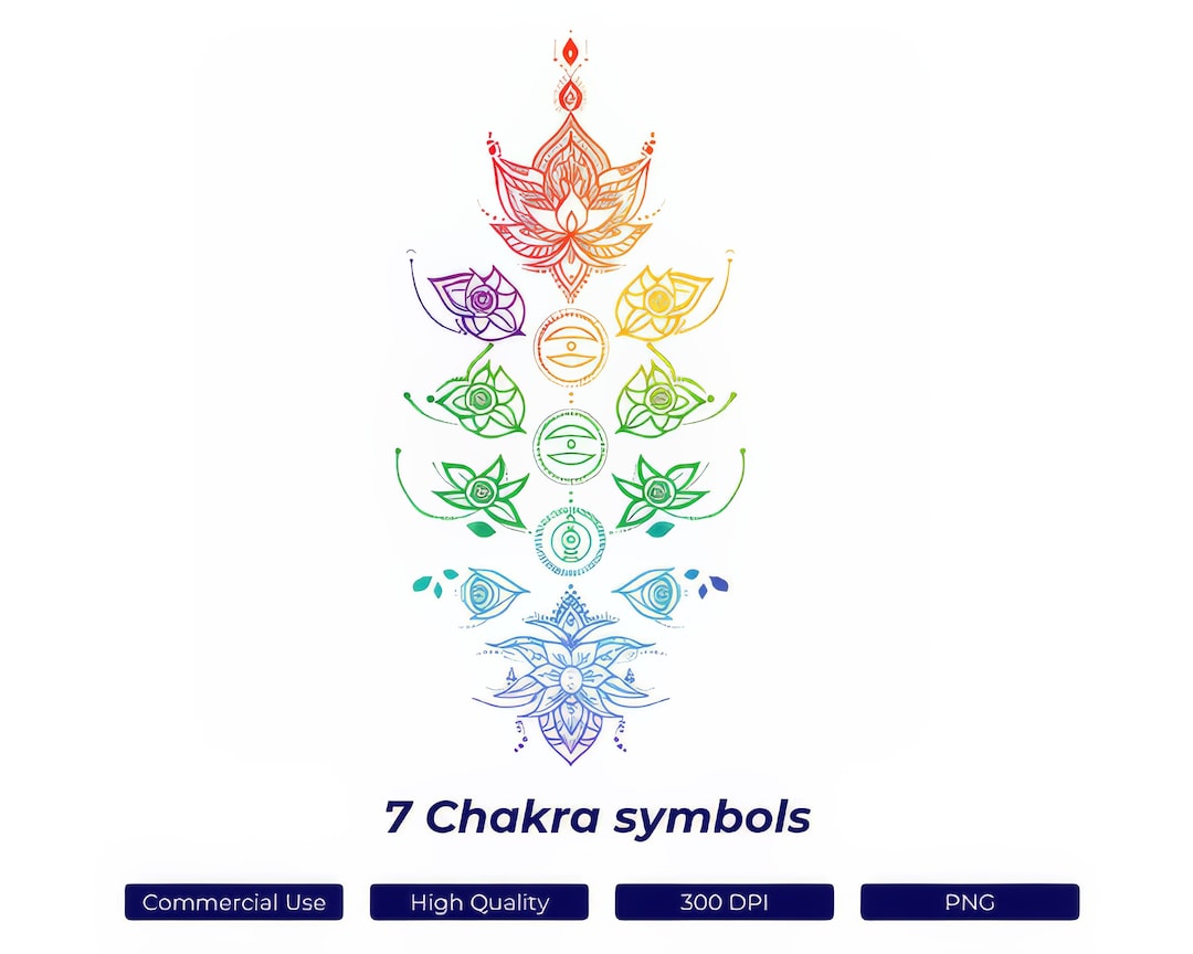 Chakra Symbols Art Printable, Modern and Minimalist, Meditation Art ...